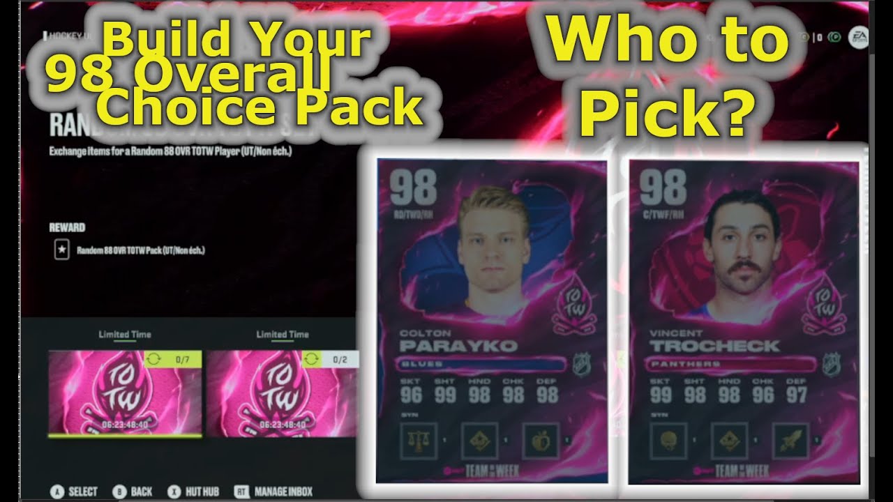 Team Of The Week Sets are Back NHL 24 Hut - YouTube