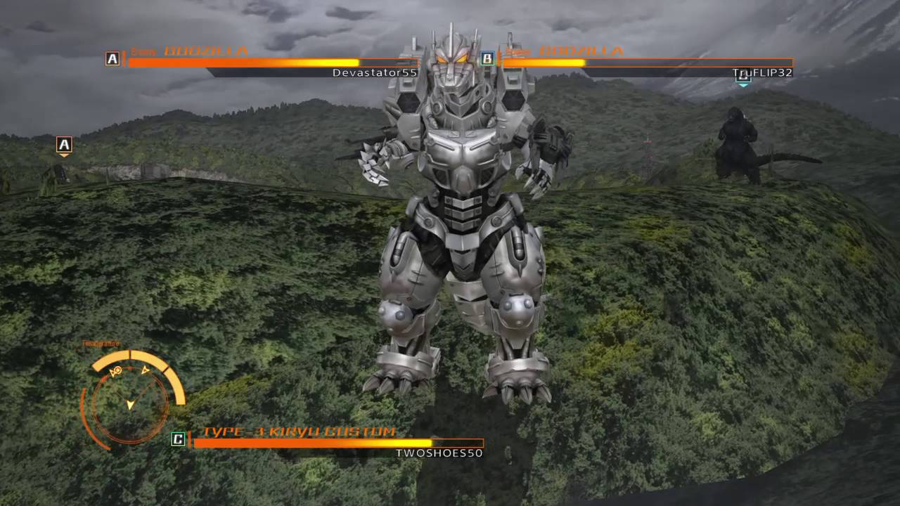 GODZILLA: The Game Multiplayer footage: level glitch - YouTube