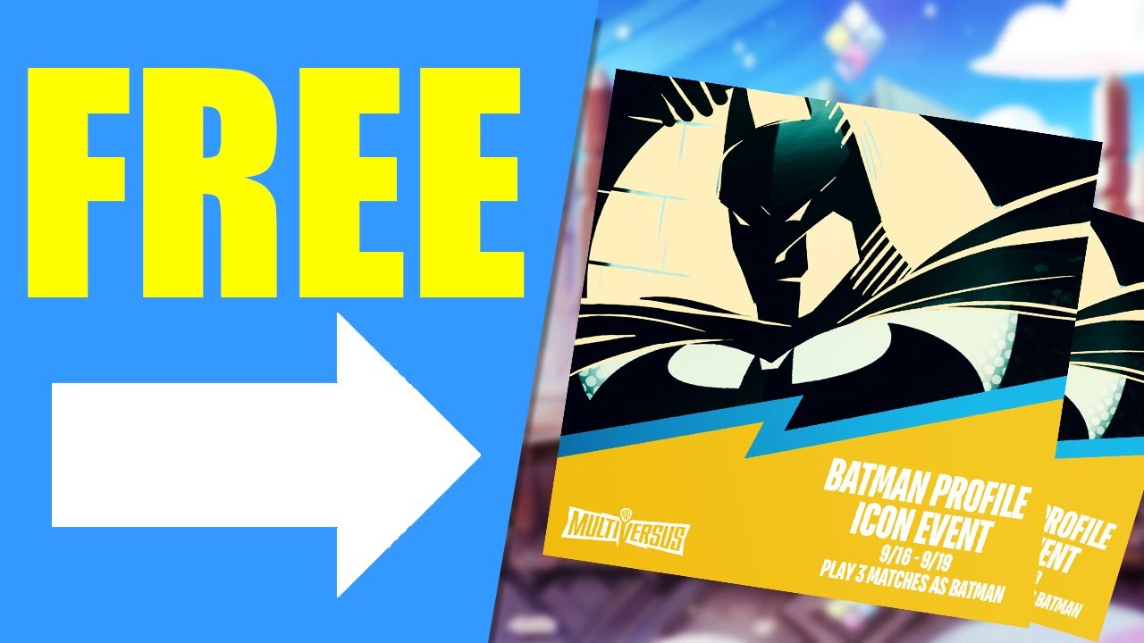 How To Get New Batman Icon For Multiversus Batman Day - YouTube