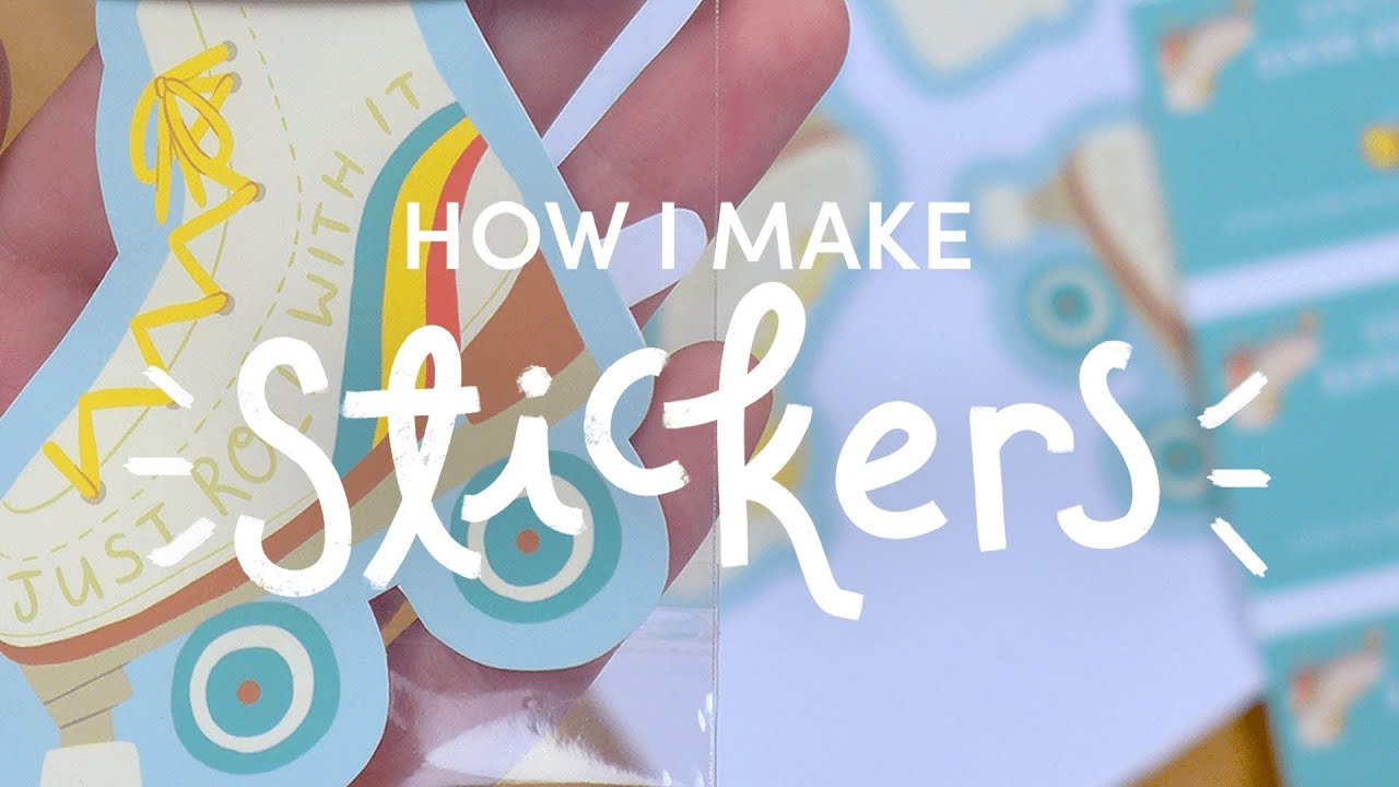 How I Make Stickers - YouTube