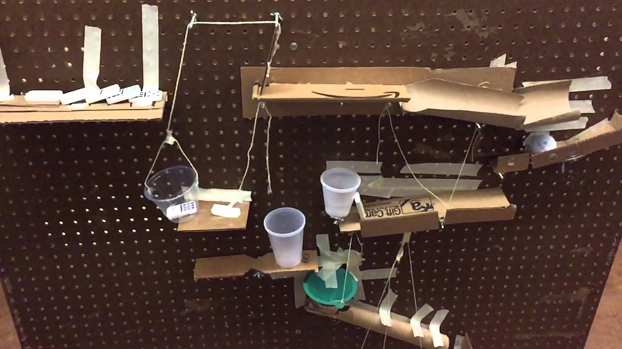 Epic A+ Scoring Rube Goldberg Machine Slow-Motion Take 2 - YouTube