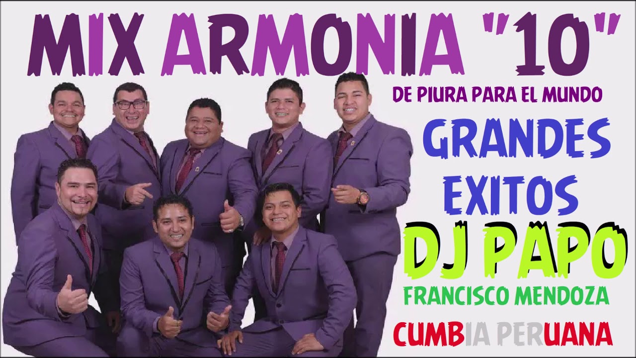 MIX ARMONIA 10 GRANDES EXITOS VOL 1 (AUDIO HD) DJ PAPO - YouTube