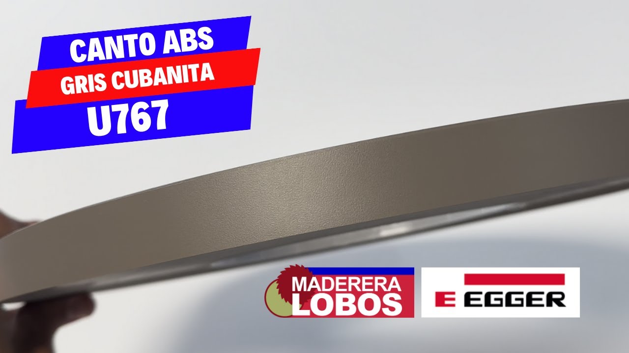 U767 - CANTO EGGER ABS GRIS CUBANITA - YouTube