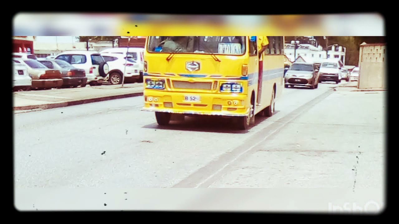 Barbados minibus clips of a few sp'town vans (only sp'town) Like ...