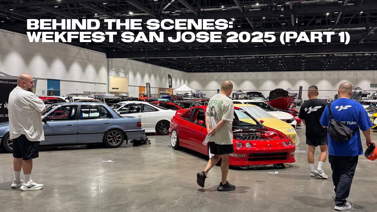 BTS: WEKFEST SAN JOSE 2025 (Part 1) New Wheels for the FK8, Show Setup ...