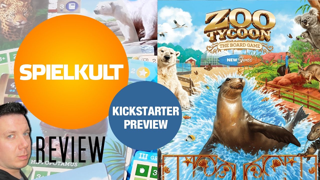 Zoo Tycoon: New Shores // Brettspiel // Kickstarter-Preview - YouTube