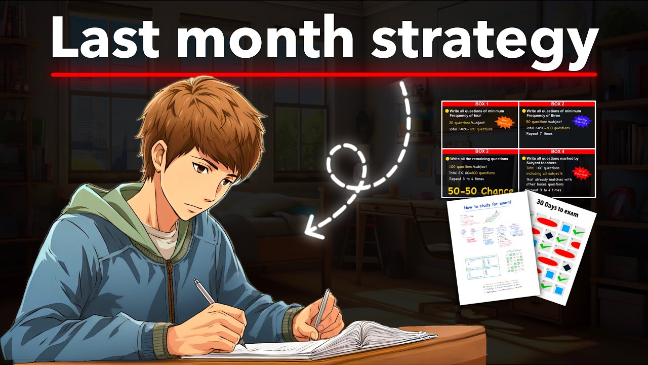 A clever way to study for exam | Smart revision strategy to score 90% ...
