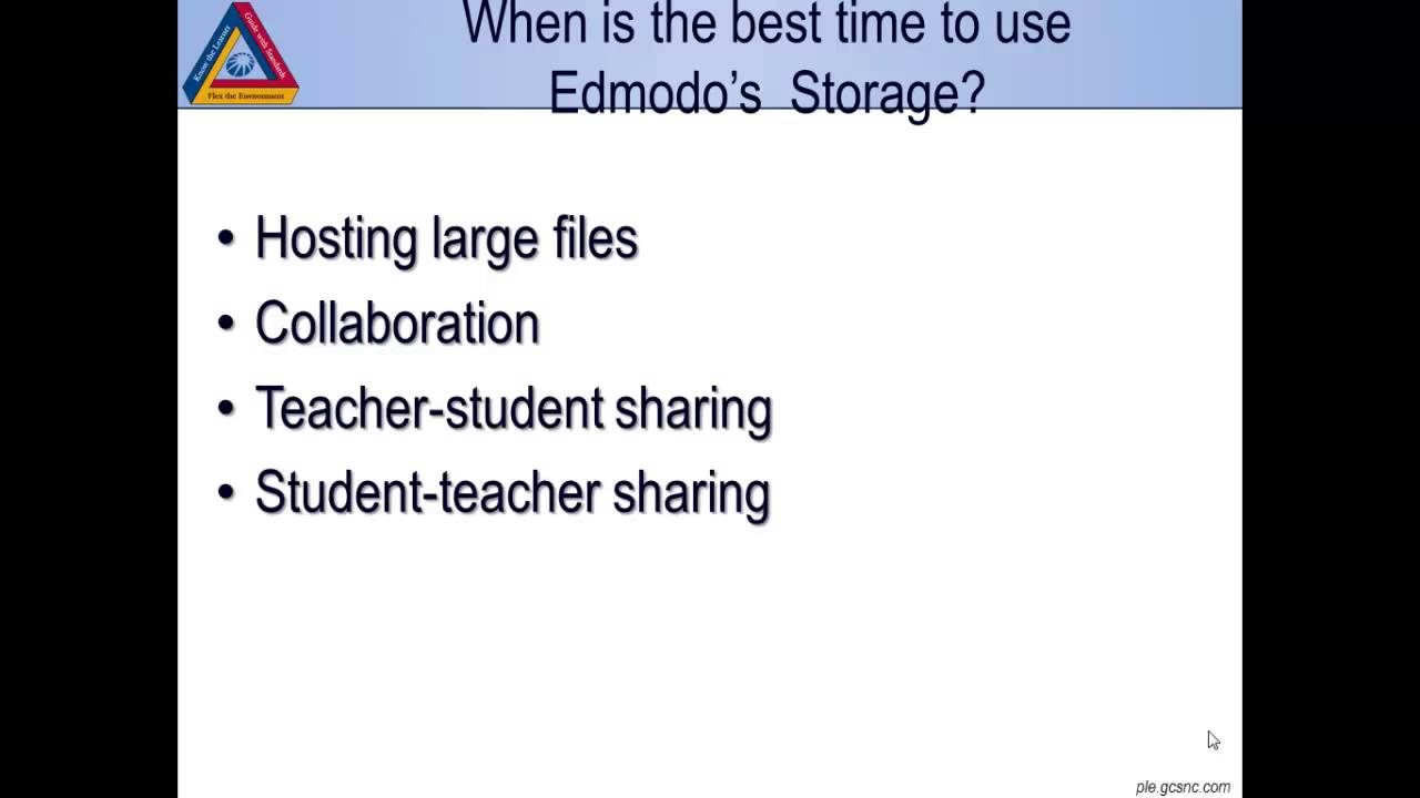 Edmodo- cloud storage uses - YouTube