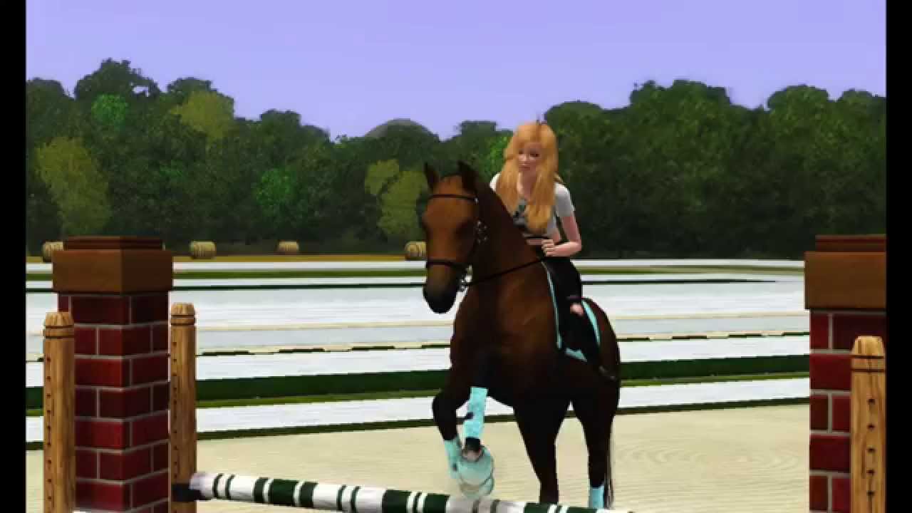 ~Sims 3 Horse Show Jumping - YouTube