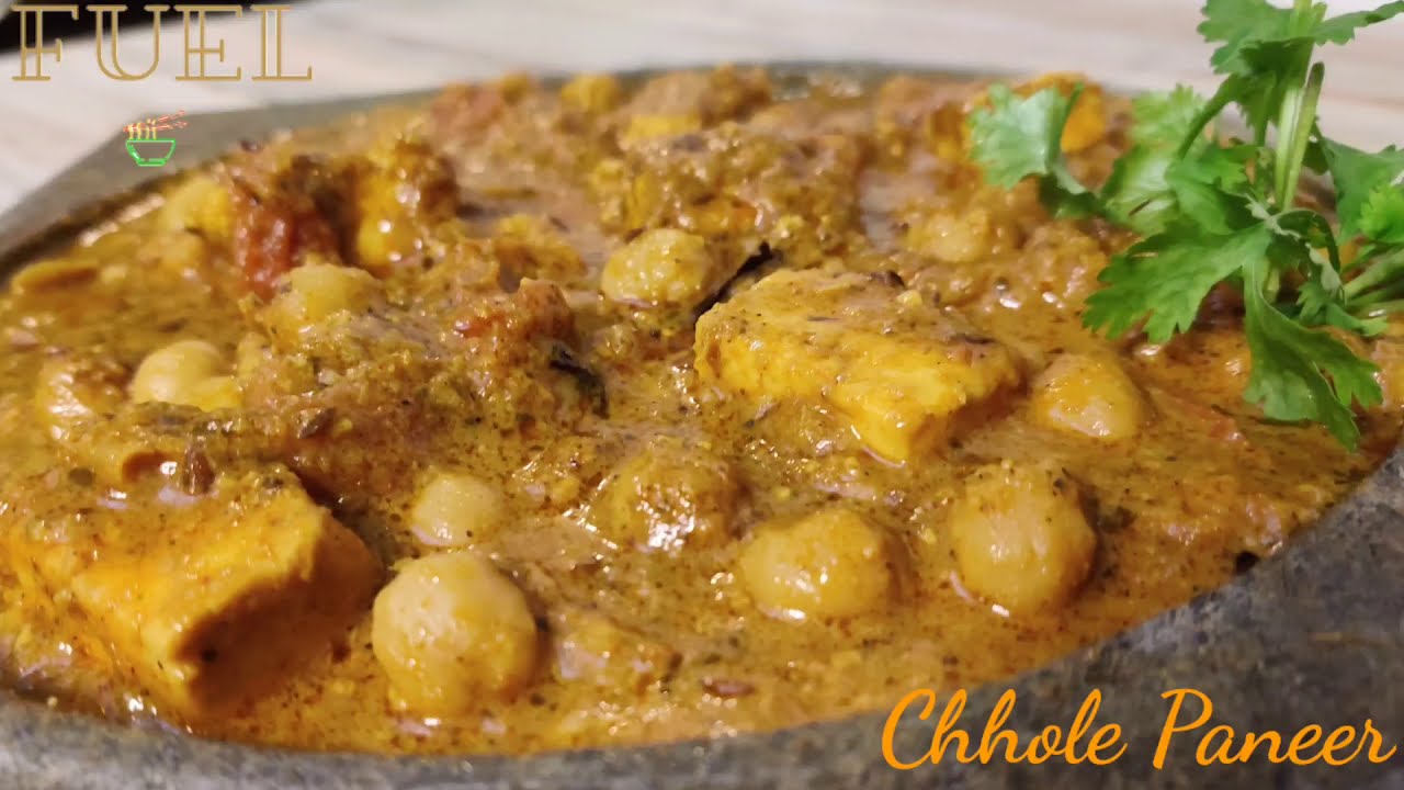 peshawari chhole paneer recipe - YouTube