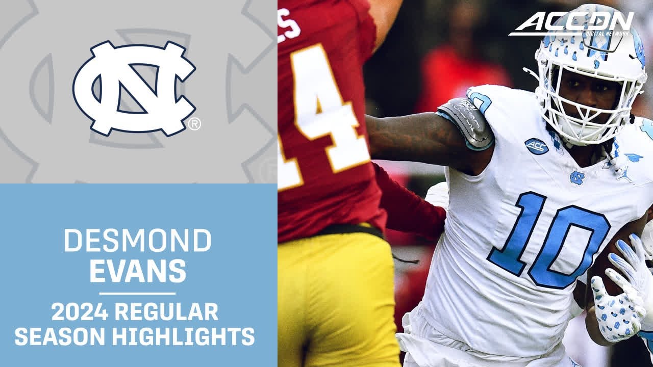Desmond Evans 2024 Regular Season Highlights | UNC Defensive Lineman ...