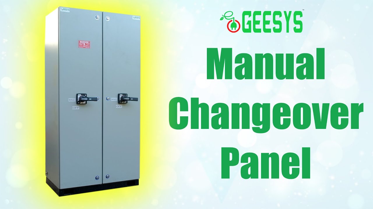 LT Manual Changeover Panel | GEESYS | EB DG Changeover Panel - YouTube