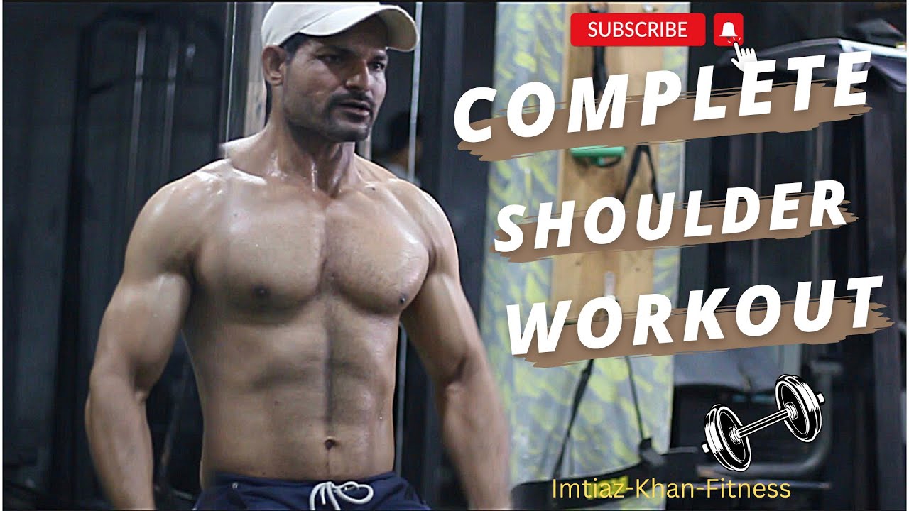 COMPLETE SHOULDER WORKOUT : How I Do My Shoulder Workout 🙂🔥 - YouTube