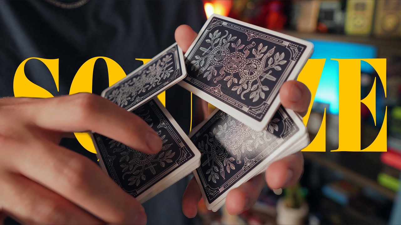 'SQUOZE' Cardistry Tutorial // Intermediate Card Shuffling - YouTube