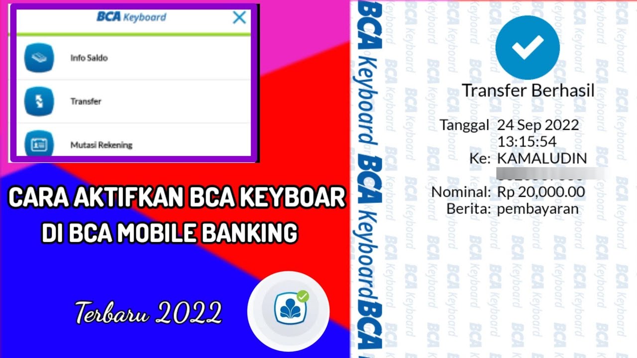 CARA AKTIFKAN BCA KEYBOARD DI BCA MOBILE BANKING - YouTube