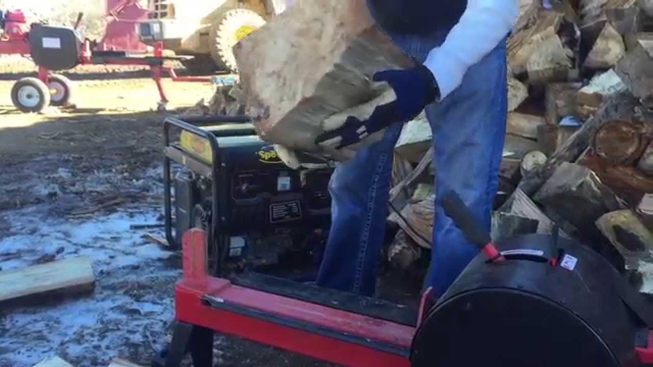 Timber Champ Kinetic Electric Log Splitter - YouTube