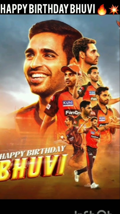Happy birthday bhuvi 🔥 #bhuvneshwarkumar #srh #rcb #ipl #ytshort #cricket - YouTube
