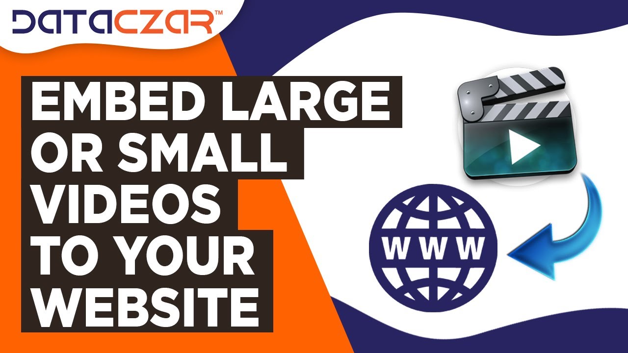 Embed Large or Small Videos to Your Website - YouTube