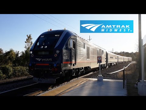 Amtrak 382 Quincy, IL 10-27-19 - YouTube