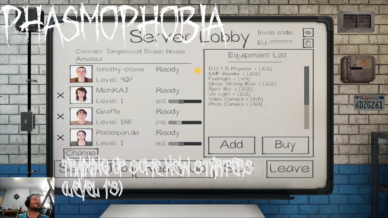 Phasmophobia Training Up Some New Starters (Level 1's) - YouTube