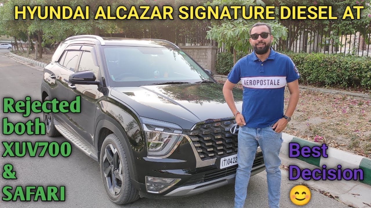Hyundai Alcazar Signature Top Model Diesel - YouTube