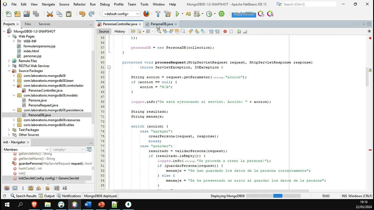 Conectando Java y MongoDB 9. Desarrollo de un CRUD Web con MongoDB. - YouTube