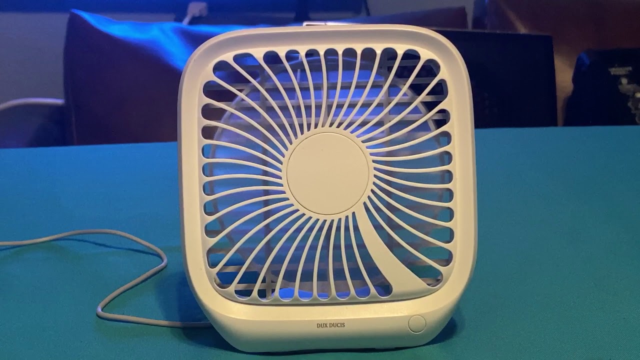 13 blade dc usb box fan - YouTube