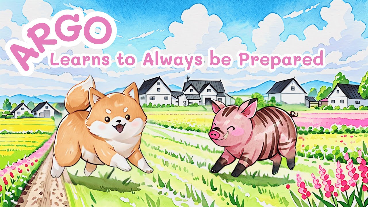 Bedtime Story | Argo the Dog | Farm Adventure | Argo Learns to Always ...