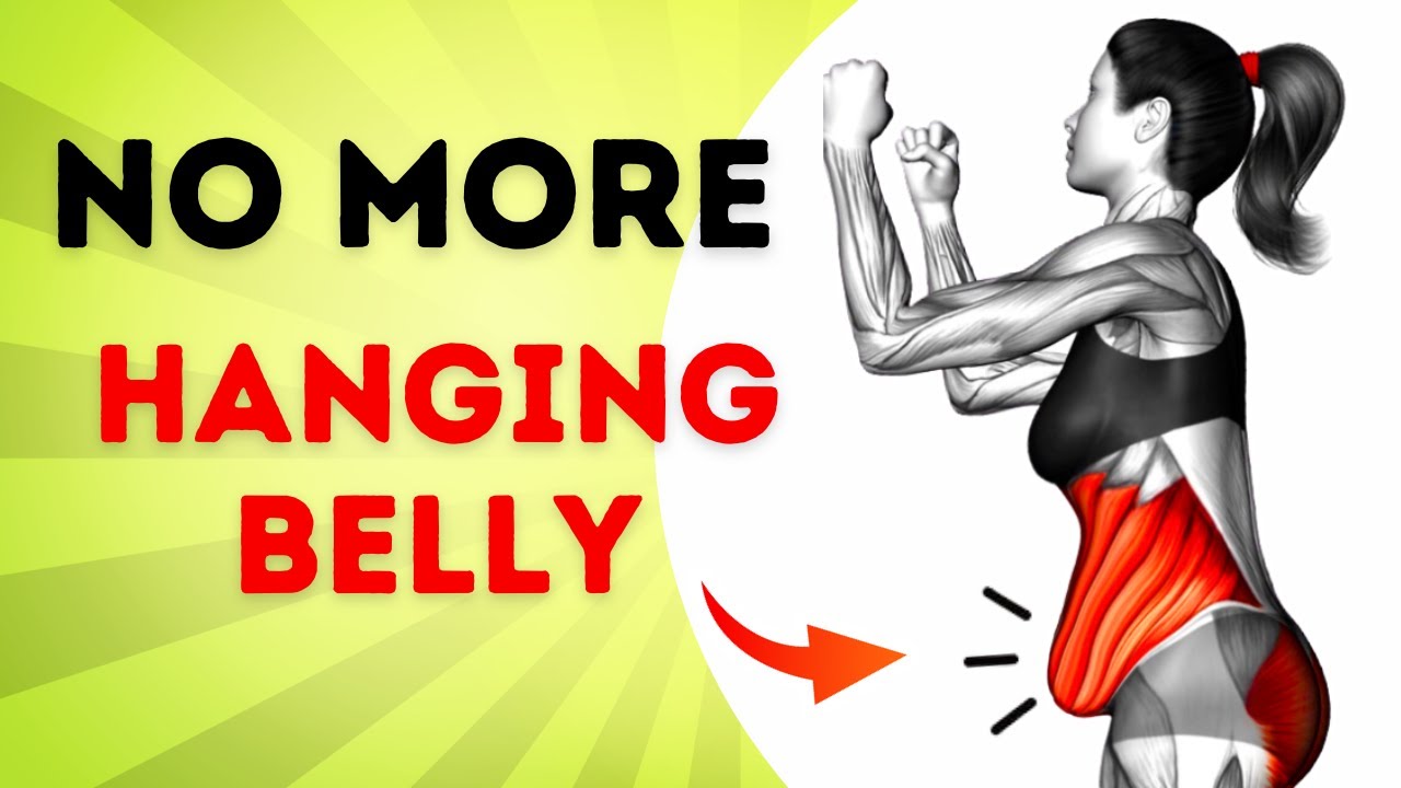 Do This STANDING 30-Min Best Exercises for HANGING BELLY FAT | LOSE 2 ...