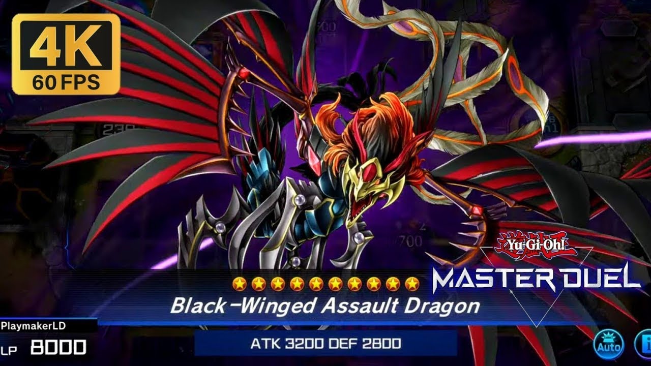 Triple Black-Winged Assault Dragon - Master Duel - YouTube