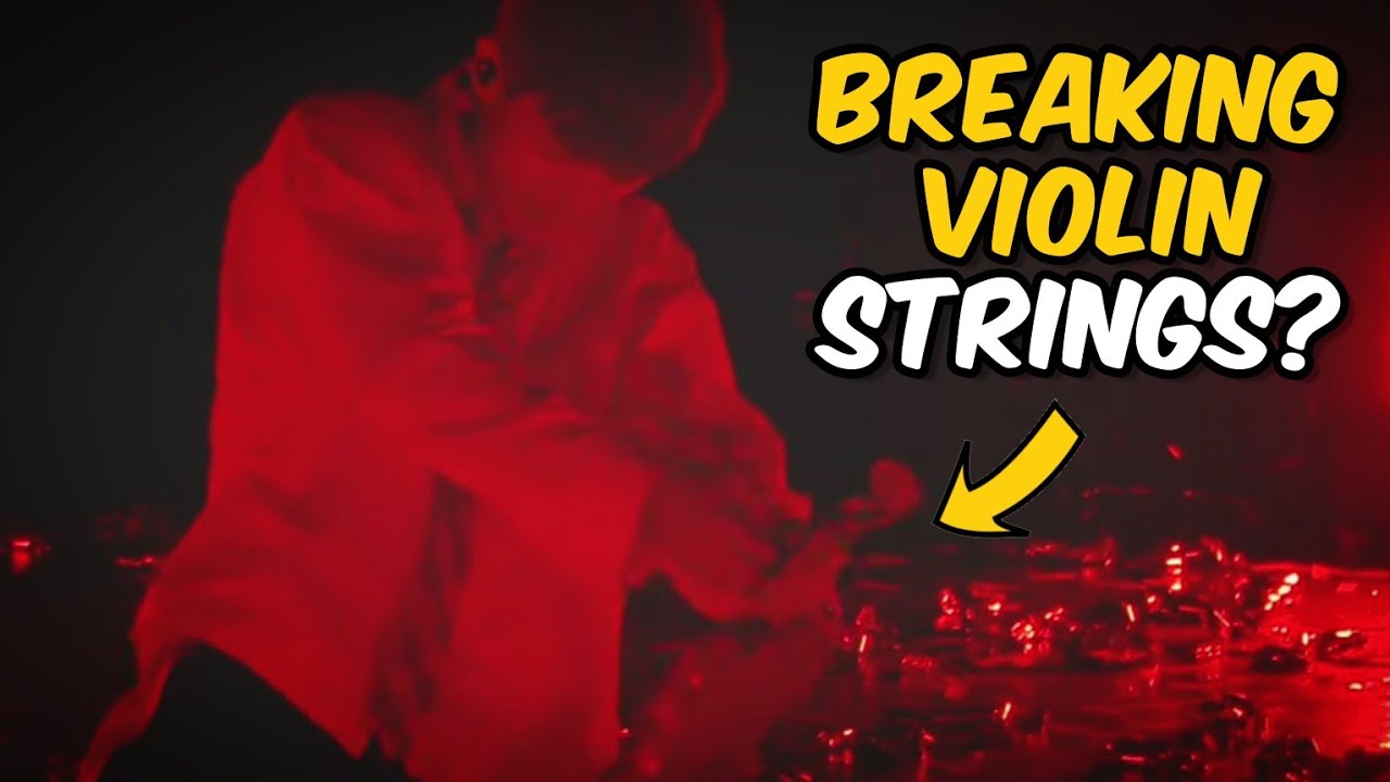 when he broke his violin strings during performance | Shin Yechan BAND ...
