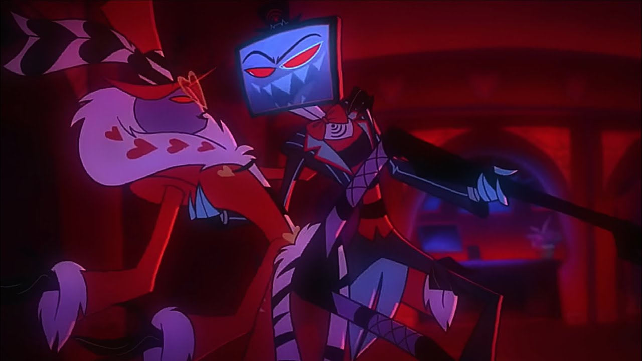 Sway with me 🍷💙 [] Hazbin Hotel edit [] Vox and Val (Finale scene ...