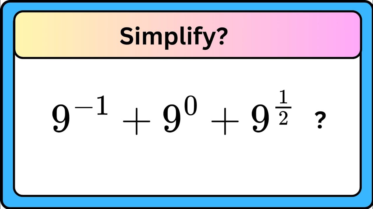 Simplification of questions based on indices | GCSE |IGCSE | EDEXCEL ...