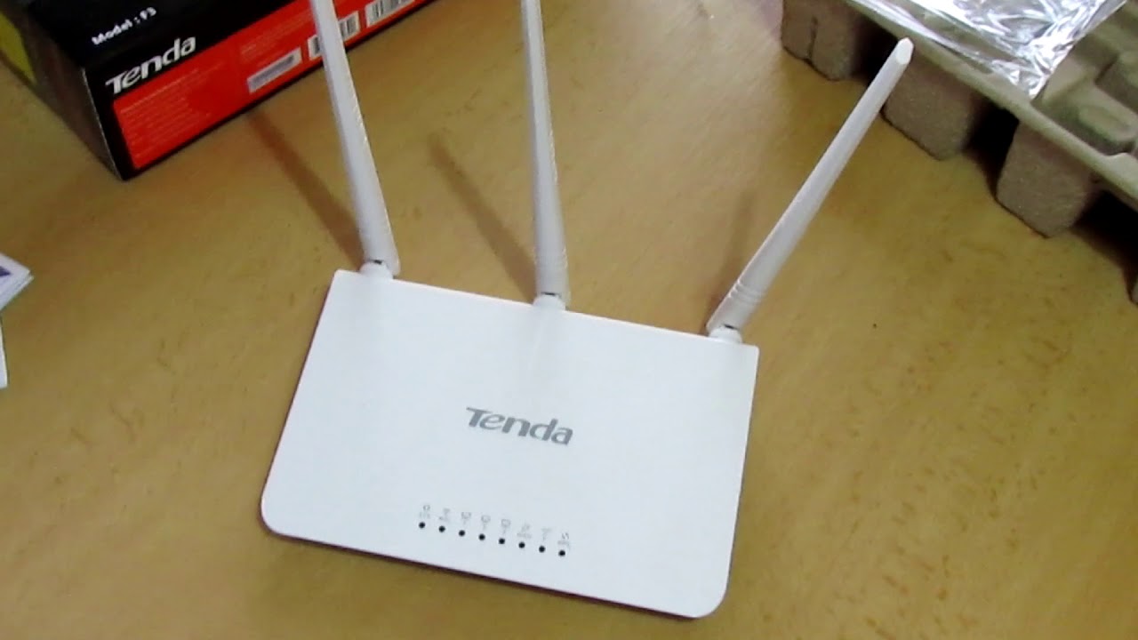 Wifi router Tenda WiFi-N 300, 300Mbps, 3x5dBi Ant: unboxing, review ...