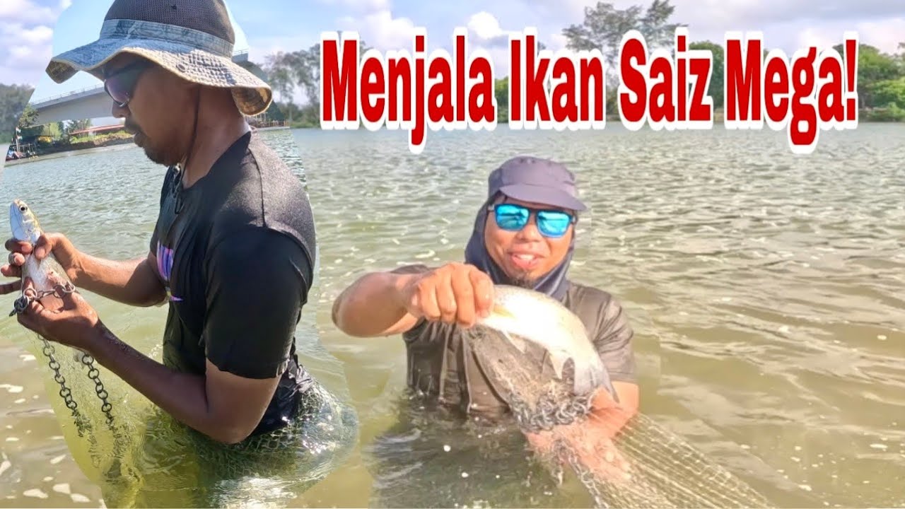 🇲🇾DUA KALI IKAN LOMPAT SAMPAI PECAH JALA! KALI KE TIGA BARU BOLEH ...