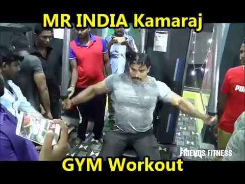 Mr. INDIA Kamaraj Body Builder Workout at GYM in Erode Tamil Nadu - YouTube