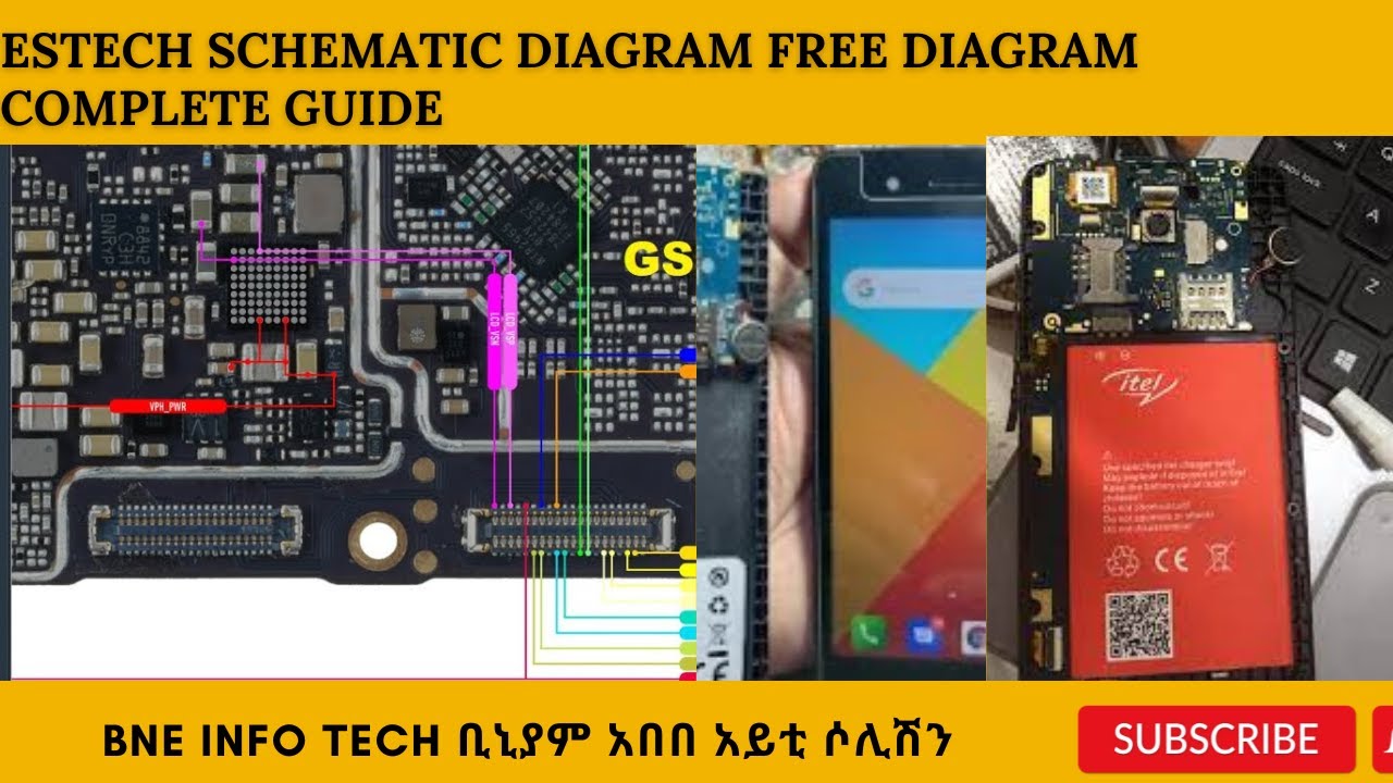 ESTech Schematic Diagram Free Diagram Complete Guide(ለሞባይል ጥገና በጠም ጠቃሚ ...