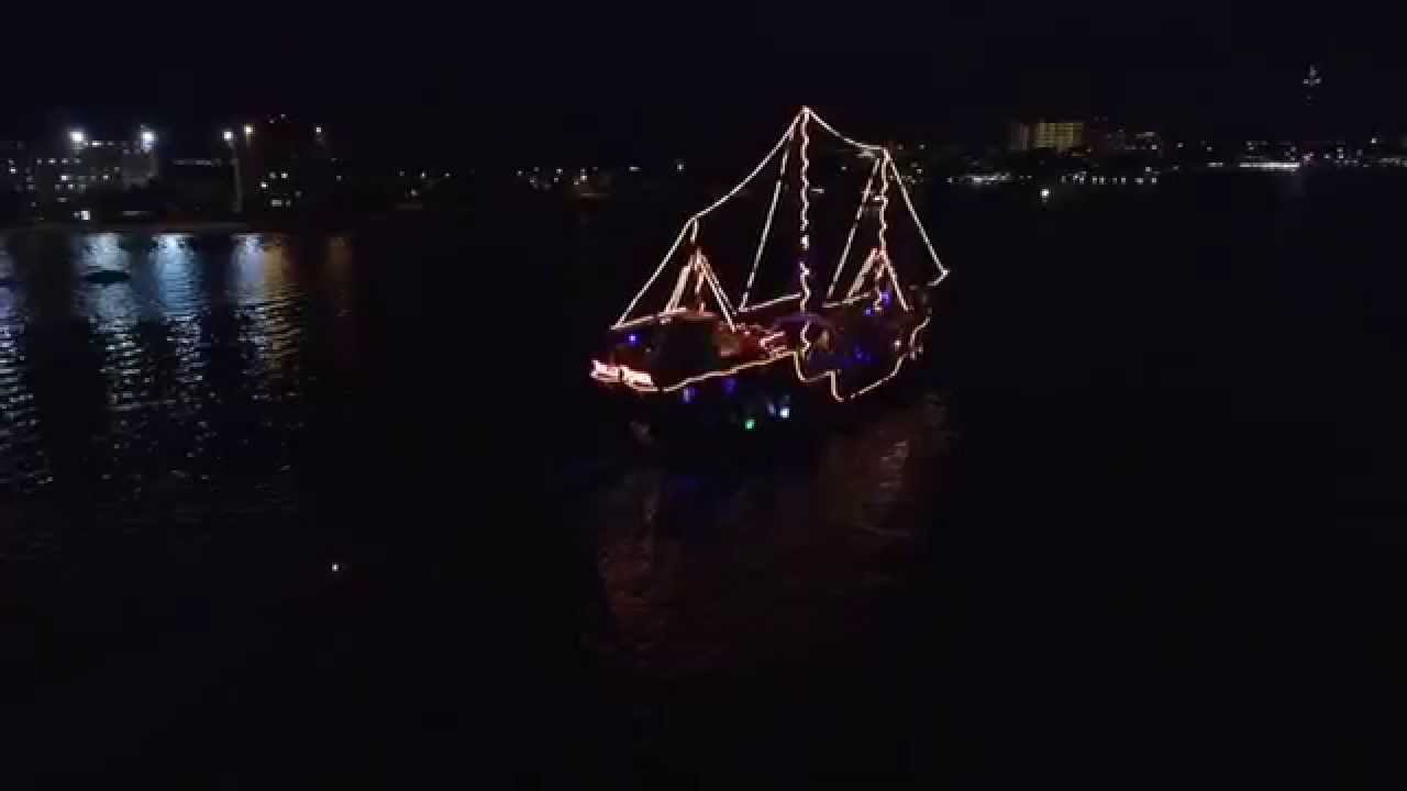 Jolly Roger Pirate Ship seen from the air! - YouTube