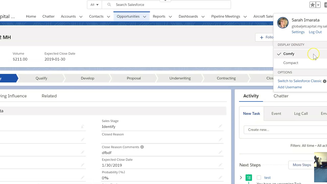 Quick Win: Changing Display Density from Comfy to Compact - YouTube