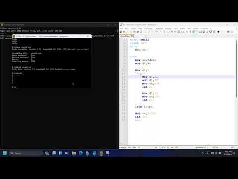 Assembly Language programming 8 |EMU 8086 | assembly loop - YouTube