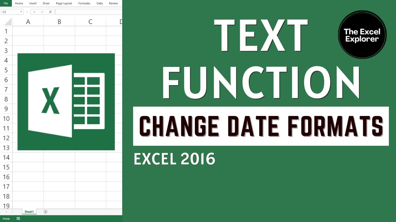 How To Change Date Format With EASE In Excel Using TEXT Function YouTube How To Change Date Format With EASE In Excel Using TEXT Function YouTube