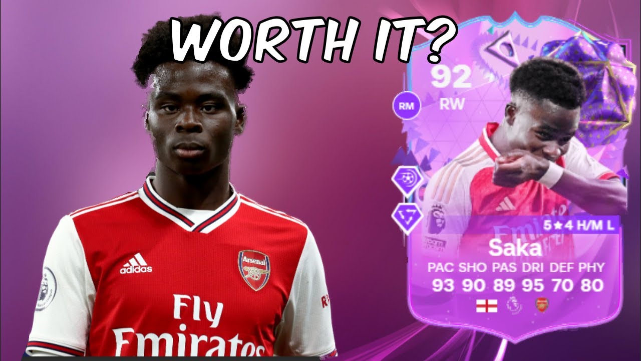 92 Bukayo Saka Ultimate Birthday Player Anaylsis!! || EA FC 24 Ultimate ...