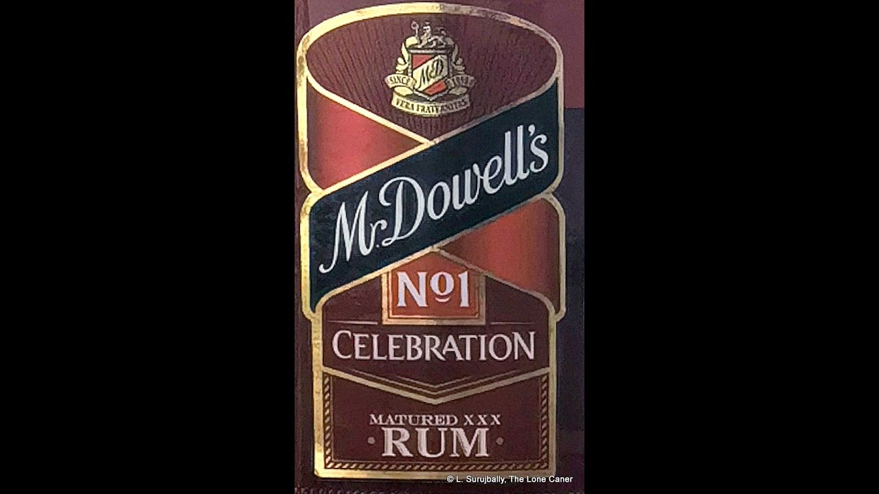 McDowells No. 1 "Celebration" Rum (India) - YouTube