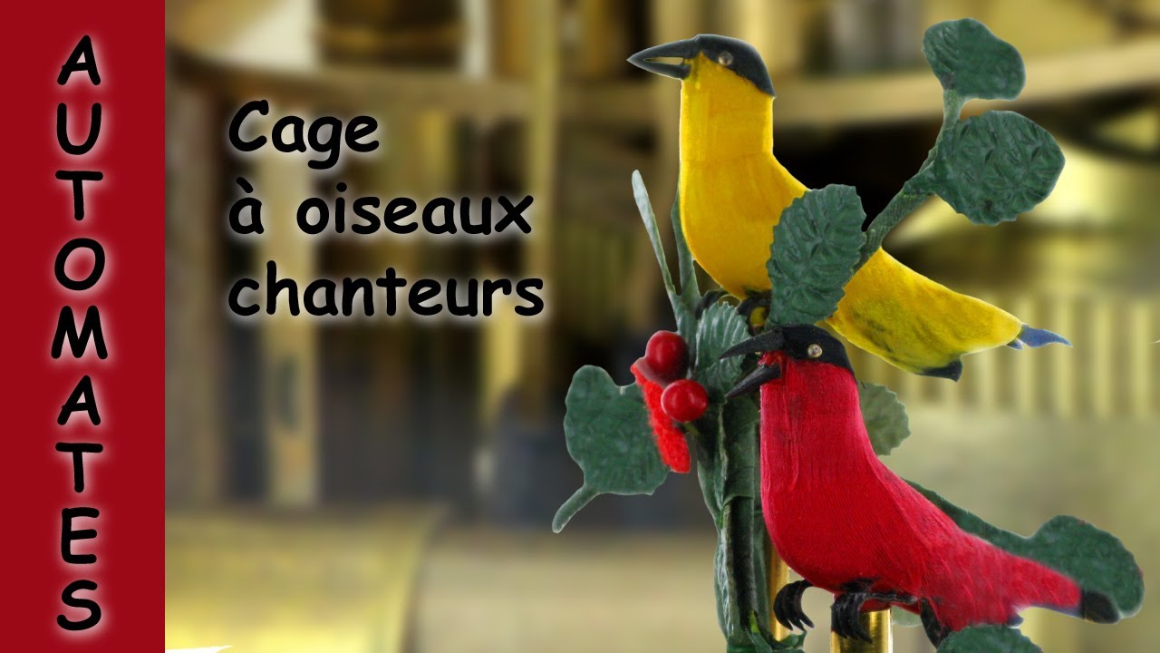 Vente d'automates: automate oiseaux chanteurs mécaniques en cage ...