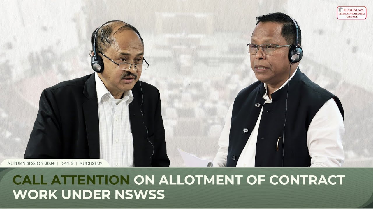 Call Attention on allotment of contract work under NSWSS - YouTube