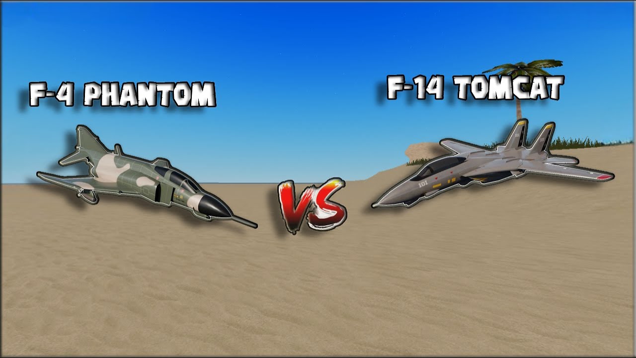 F-4 Phantom vs F-14 Tomcat in War Tycoon - YouTube
