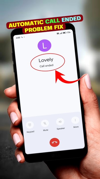 👆Call Ended Problem On Android Fix ⚡ automatically call ended problem #shorts #smartphone # ...