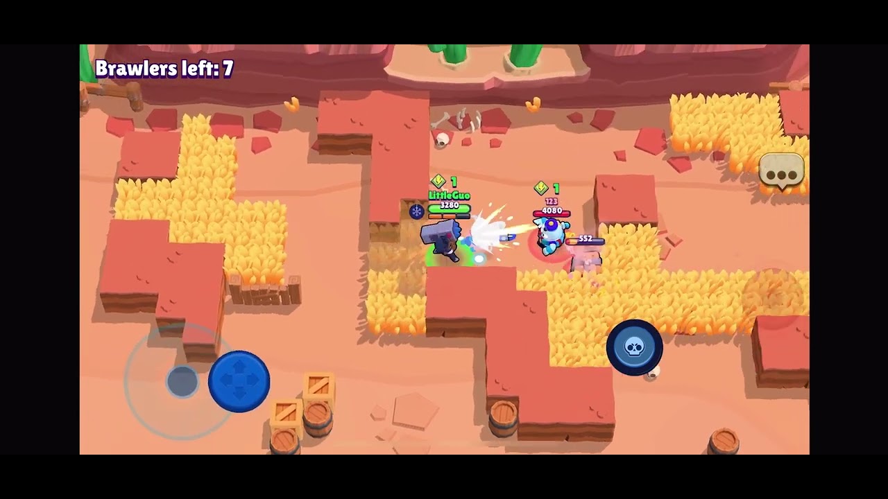 Brawl Stars - spinning enemy - YouTube