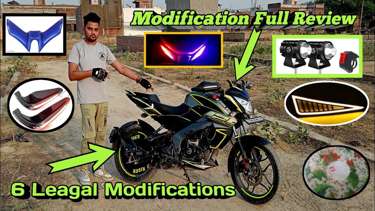 Ns 125 Modification Full Review // 6 Leagal Modifications ...