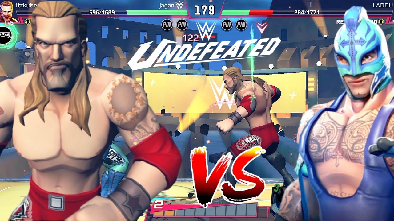 EDGE Vs Rey Mysterio || WWE UNDEFEATED || @ItzKuber - YouTube